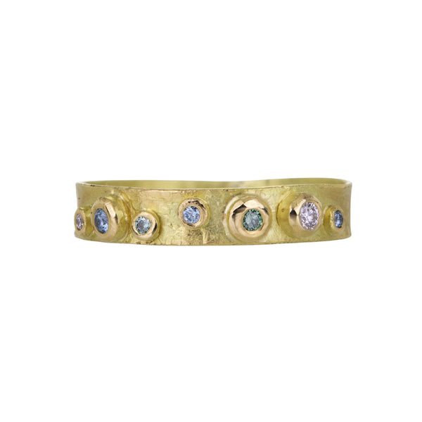 Lene Vibe 18k Multicolored Diamond Band | Quadrum Gallery