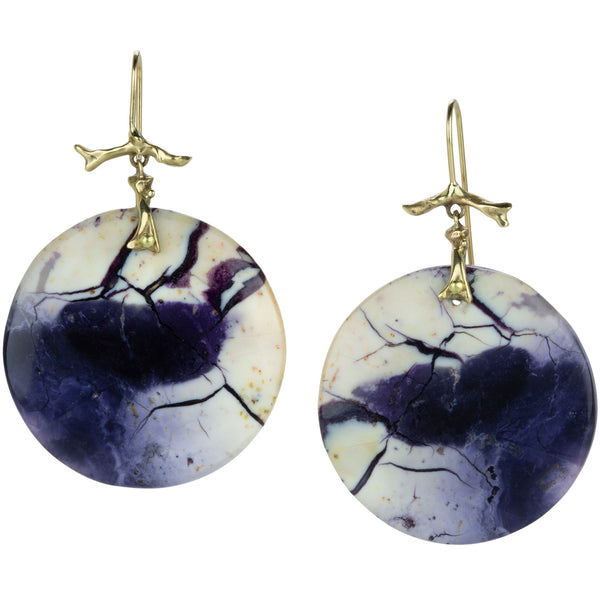 Annette Ferdinandsen Tiffany Stone Cosmic Slice Earrings | Quadrum Gal ...