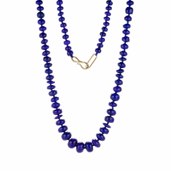 Maria Beaulieu Beaded Lapis Necklace | Quadrum Gallery