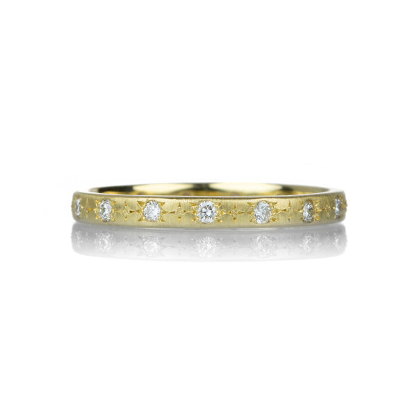 Adel Chefridi 18k Yellow Gold and Diamond Stepping Star Band | Quadrum ...