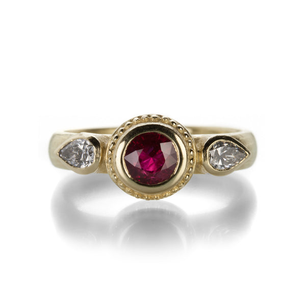 Barbara Heinrich Diamond Ruby Ring | Quadrum Gallery