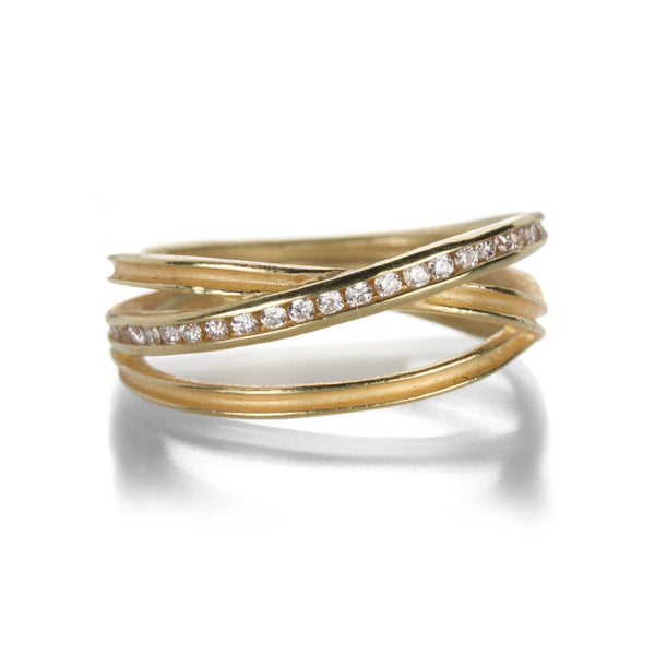 Barbara Heinrich Triple Wrap Ring with Diamonds | Quadrum Gallery