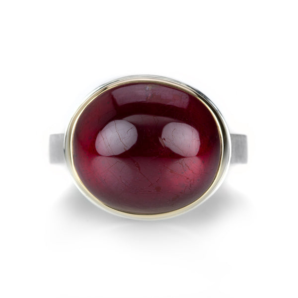 Jamie Joseph Oval African Ruby Ring | Quadrum Gallery