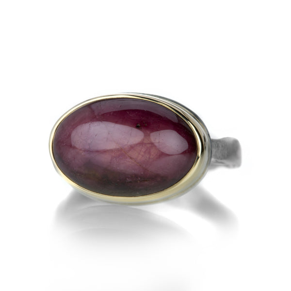 Jamie Joseph Small Oval Star Ruby Ring | Quadrum Gallery