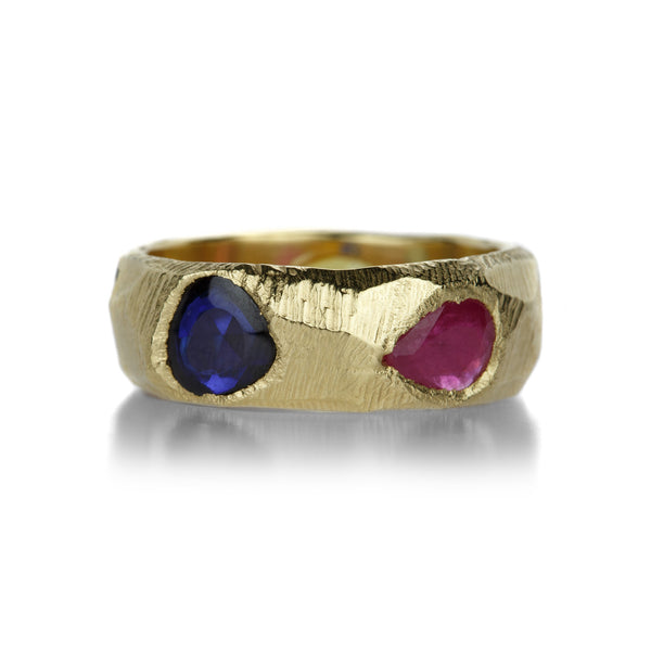 Page Sargisson Multicolored Sapphire and Ruby Band | Quadrum Gallery