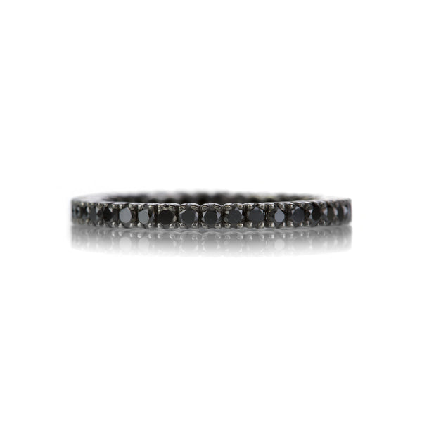 Sethi Couture Prong Set Black Diamond Band | Quadrum Gallery